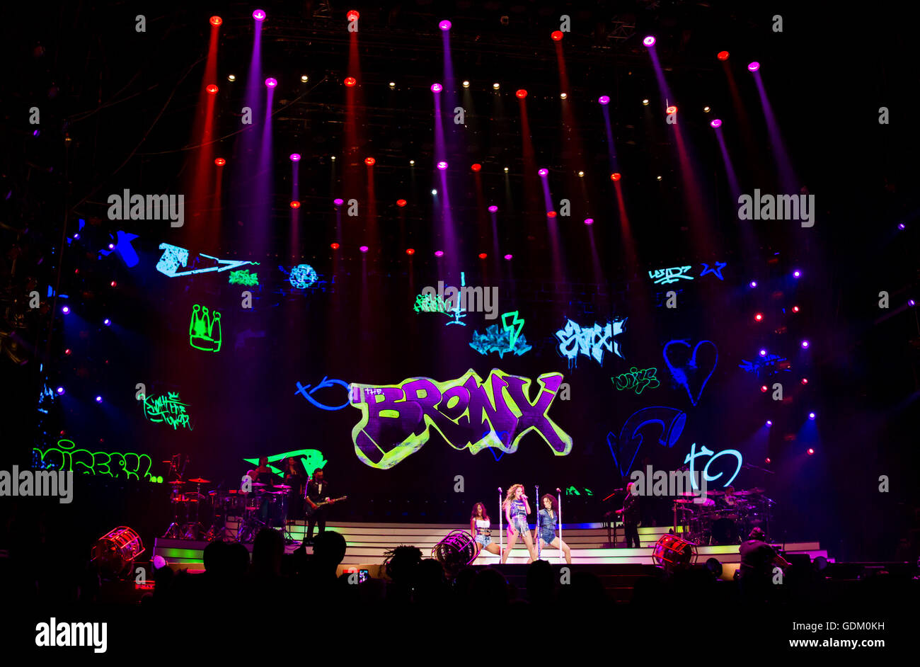 J-Lo performing at Dubai World Cup 2014 concert in Meydan, Dubai, UAE ...