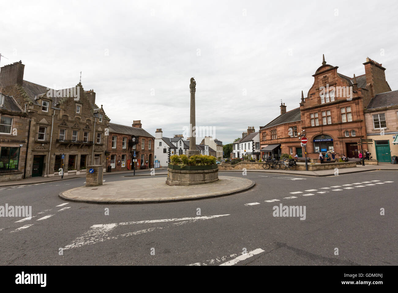 Melrose town centre borders scotland hi-res stock photography and ...