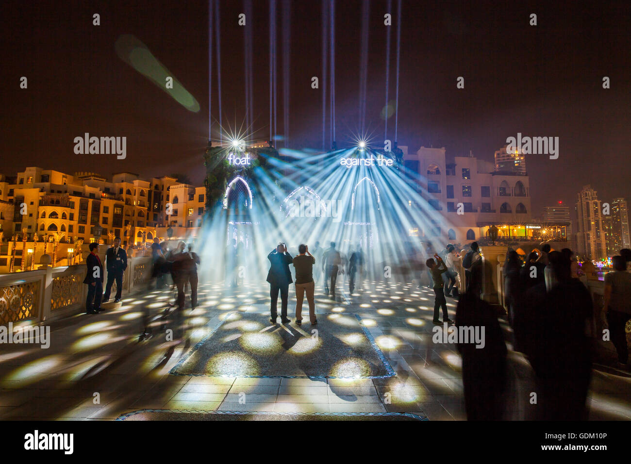 Souk Al Bahar, Festival of light, Dubai, UAE Stock Photo - Alamy