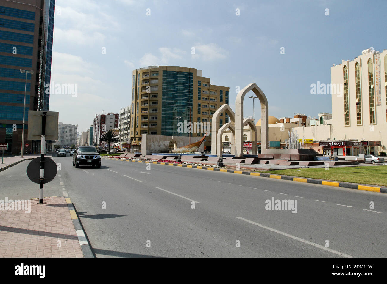 A street in Ajman. Ajman, UAE Stock Photo - Alamy