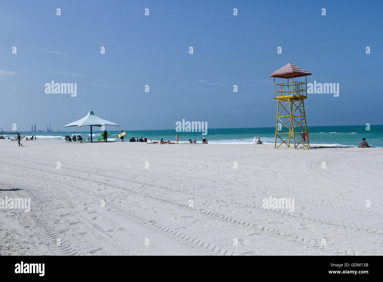 Ajman beach, Ajman, UAE Stock Photo - Alamy