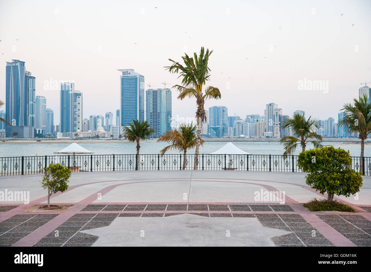 Mamzar Beach Park, Dubai, UAE Stock Photo - Alamy