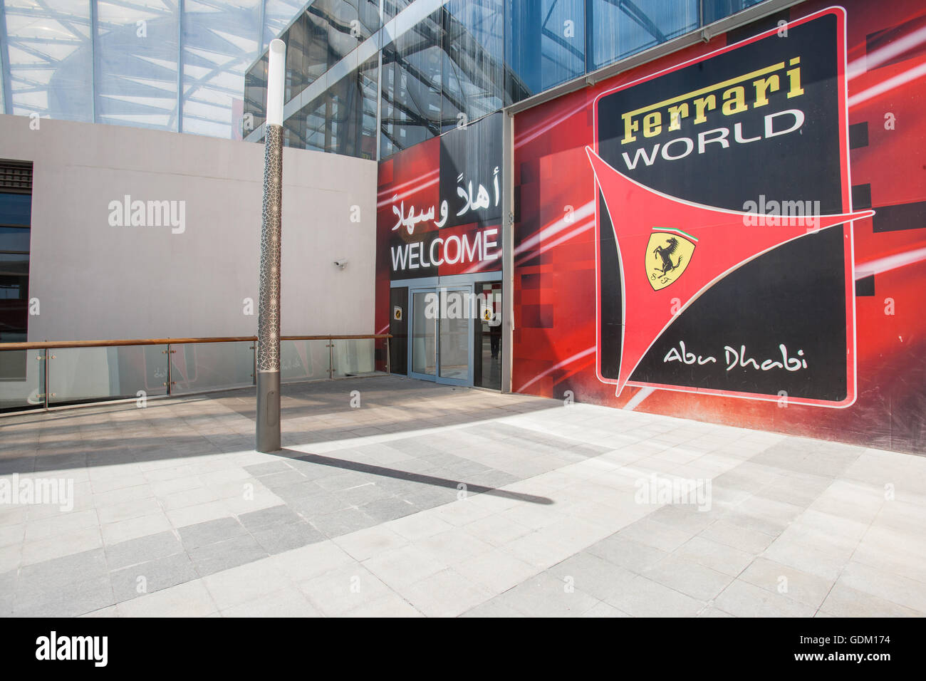 Ferrari World, Abu Dhabi, UAE Stock Photo - Alamy