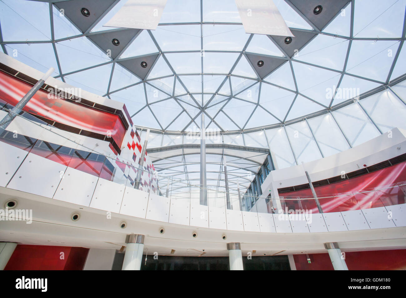 Interior shots of Ferrari World, Abu Dhabi, UAE Stock Photo - Alamy