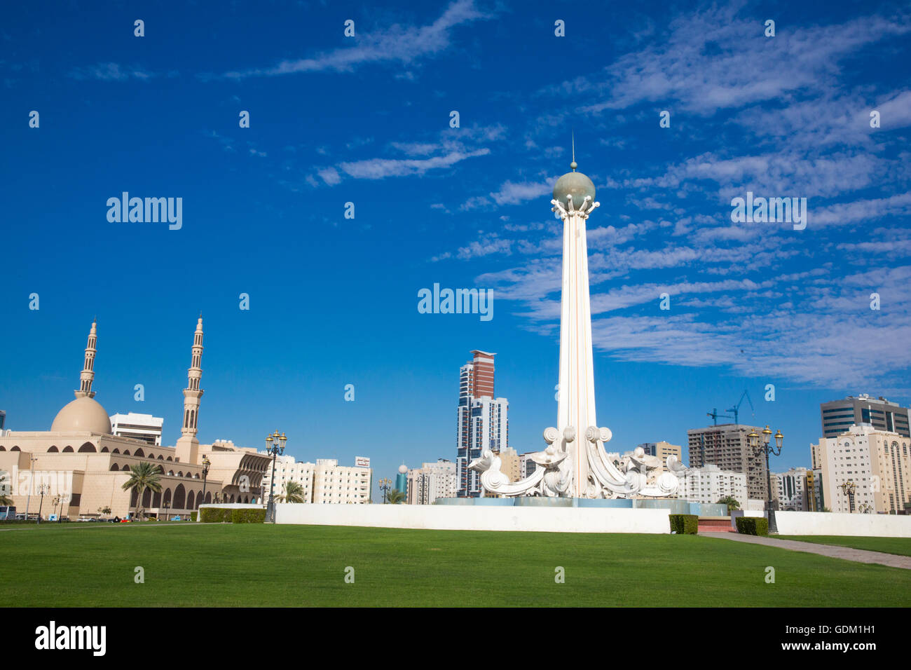 Sharjah uae roundabout hi-res stock photography and images - Alamy