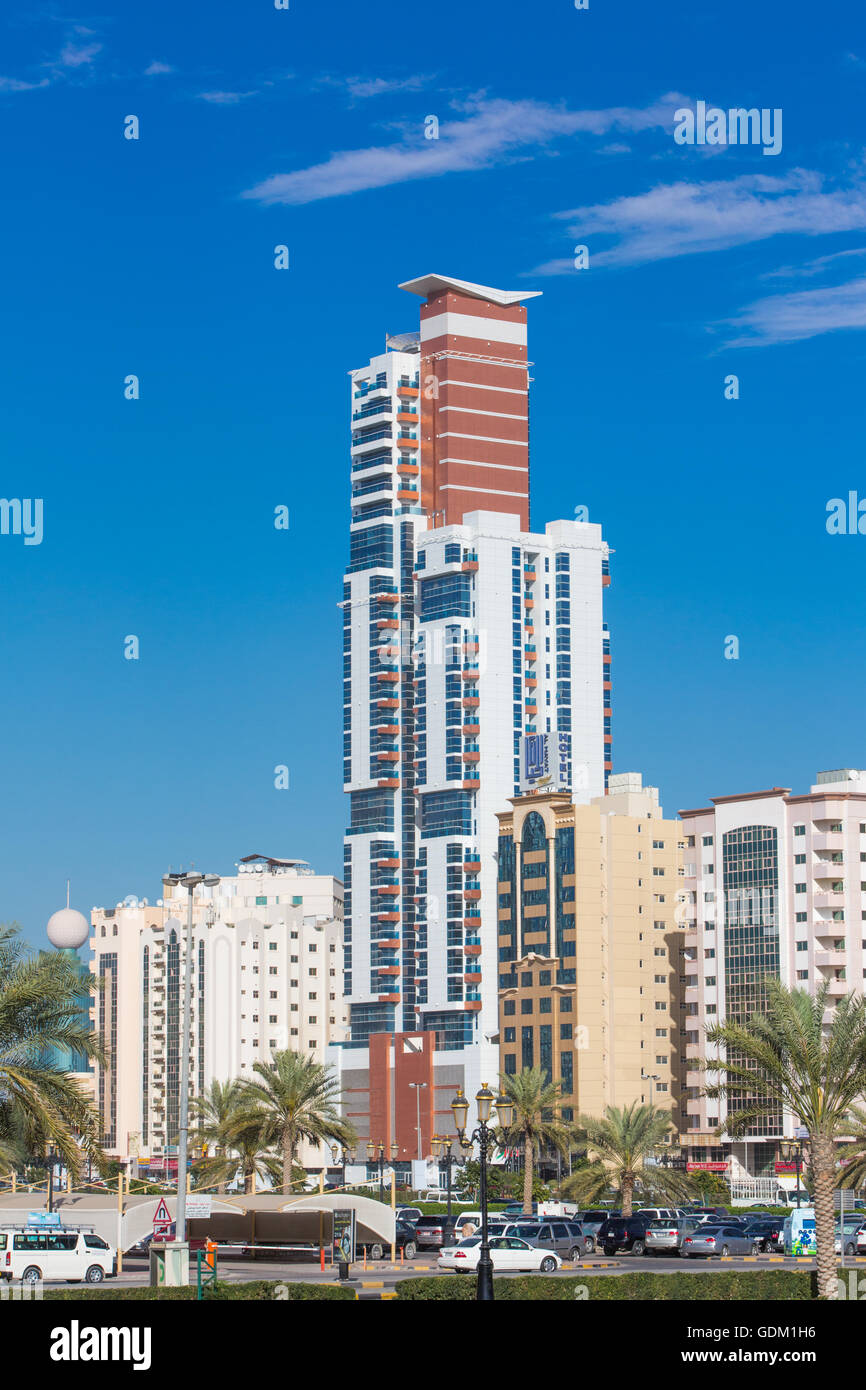 Buildings in Sharjah, UAE Stock Photo - Alamy
