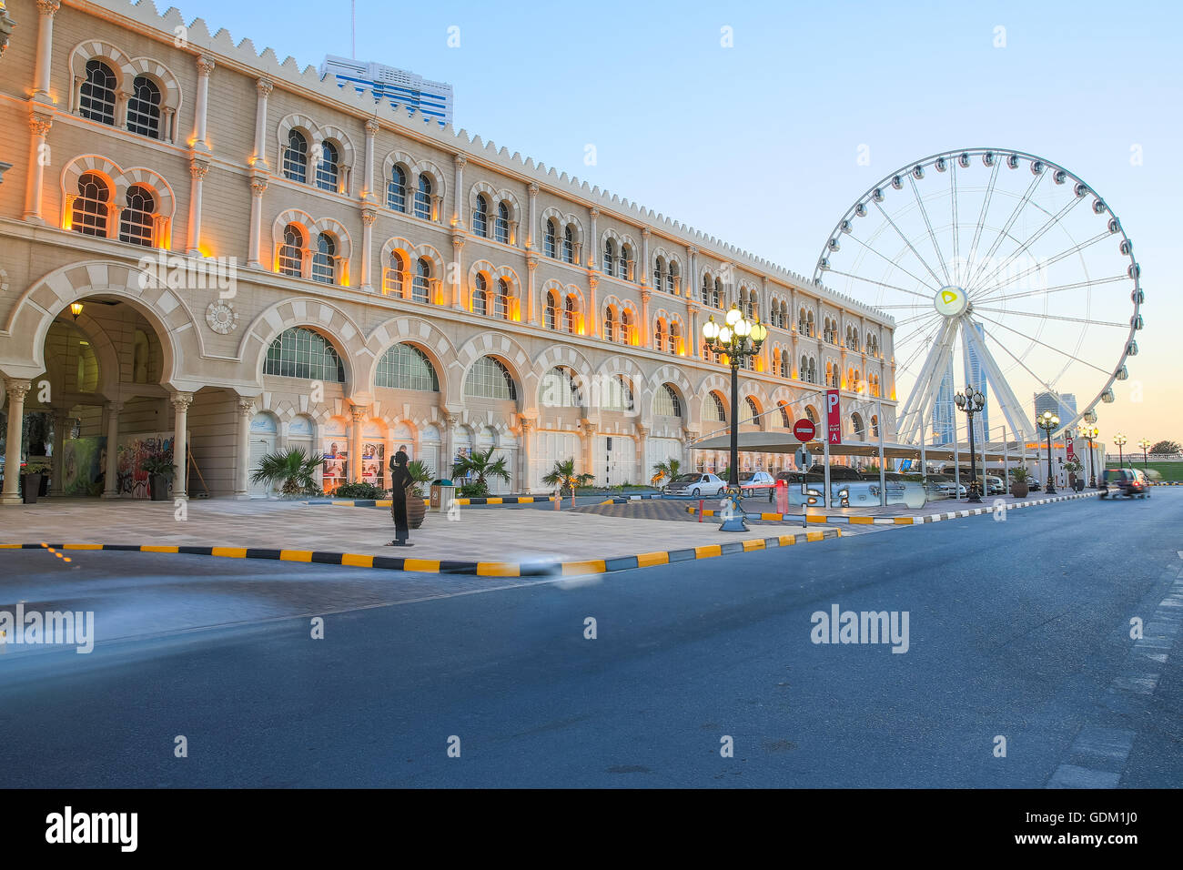 The Qanat Al Qasba in Sharjah, UAE Stock Photo - Alamy