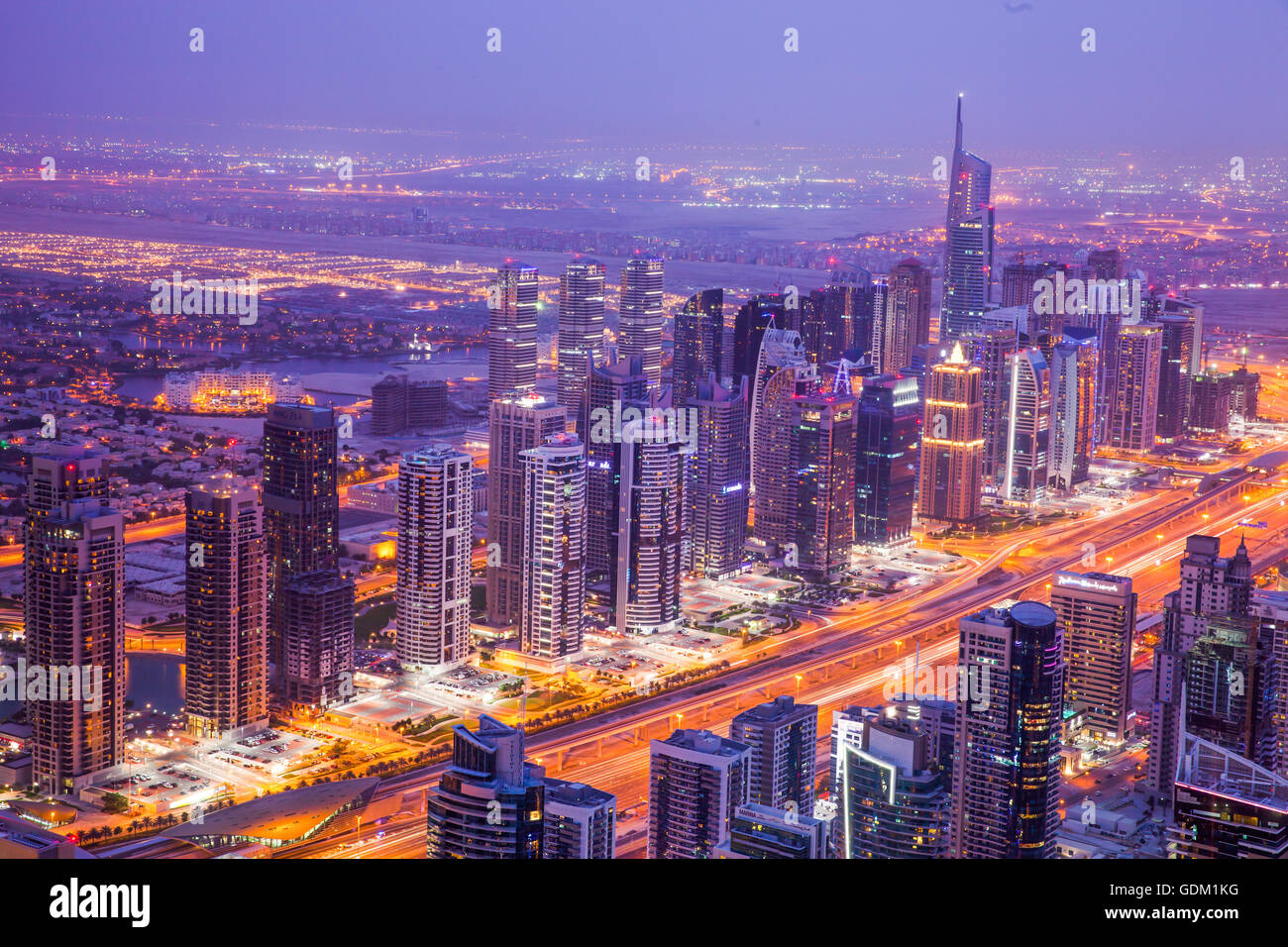 JLT and Dubai Marina, Dubai, UAE Stock Photo - Alamy