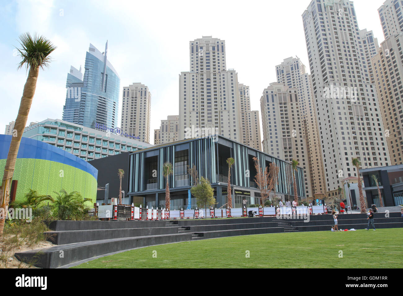 The JBR Walk, Dubai, UAE Stock Photo - Alamy