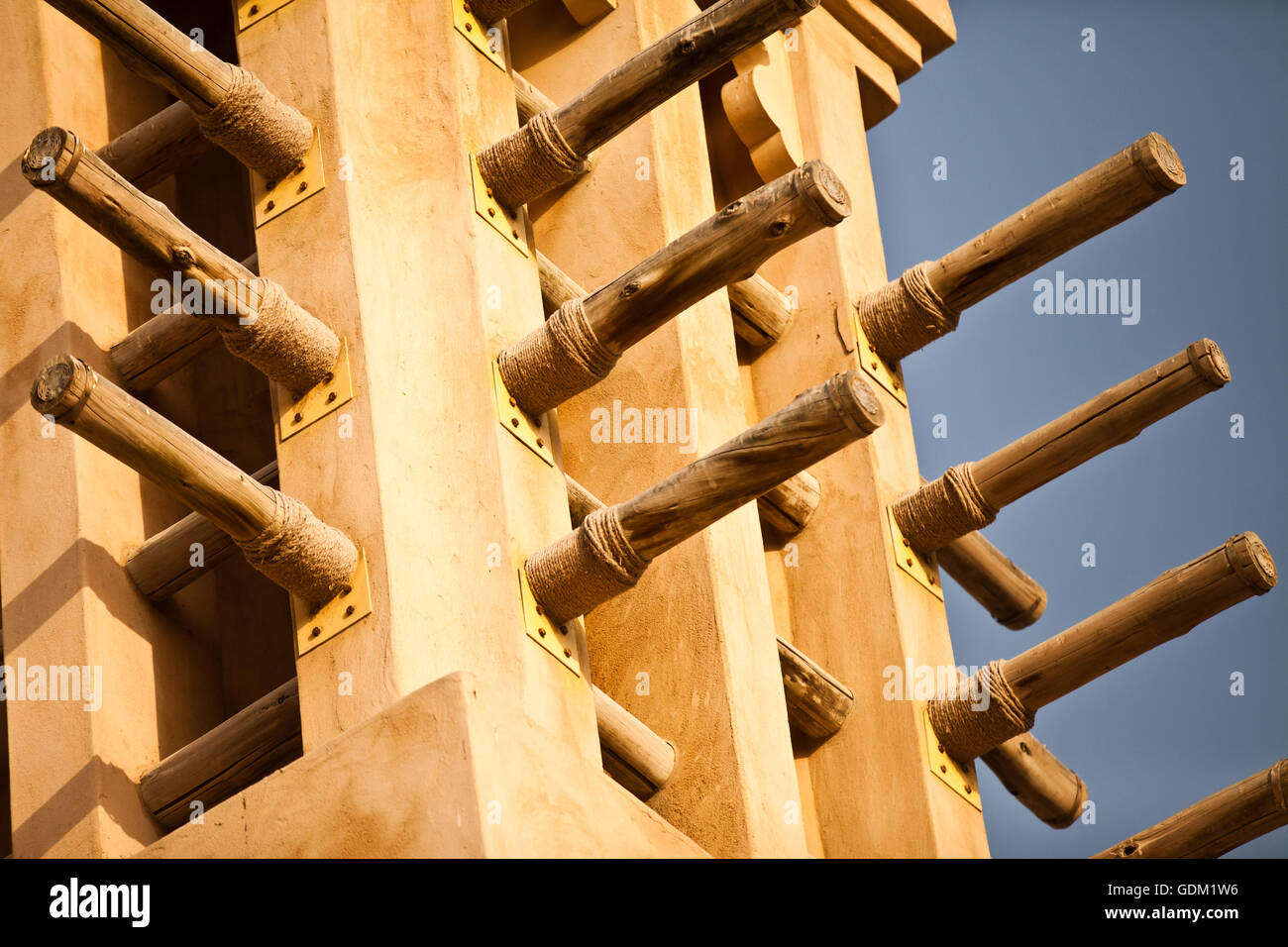 A closeup of a windtower, Madinat Jumeirah, Dubai, UAE Stock Photo - Alamy