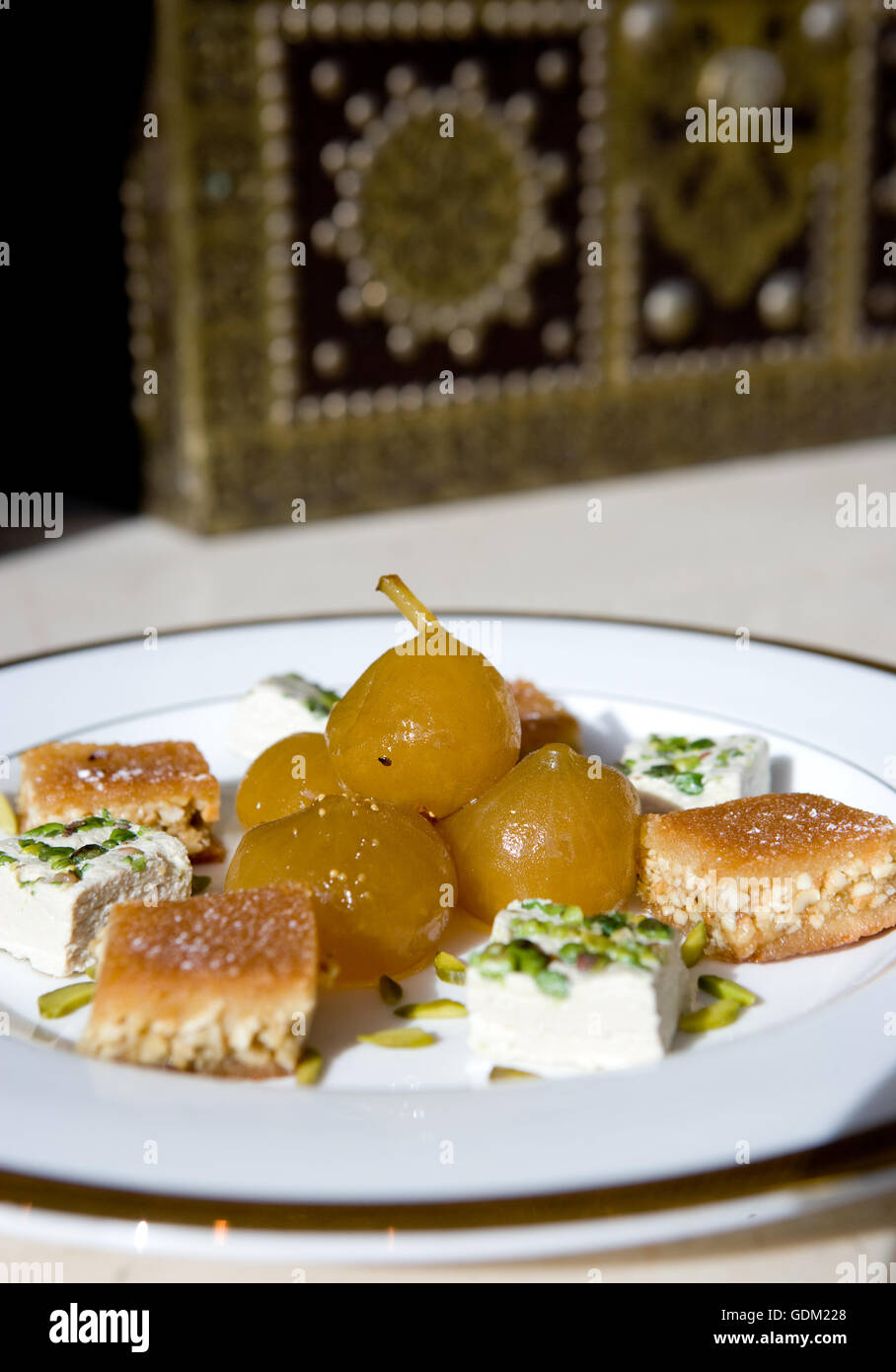 Arabic sweets, Dubai UAE Stock Photo - Alamy