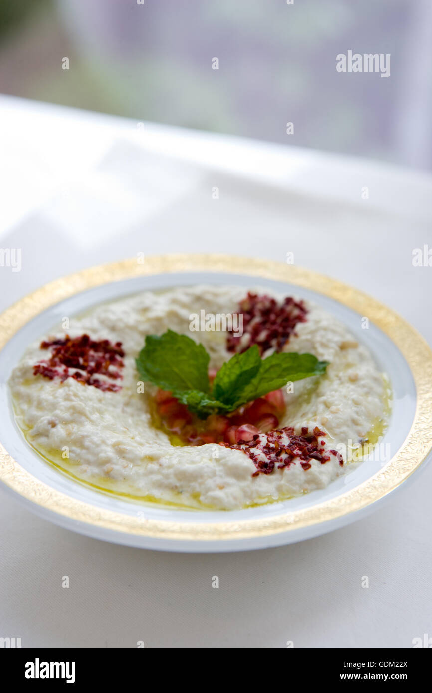 A bowl of Moutabel, Dubai, UAE Stock Photo - Alamy