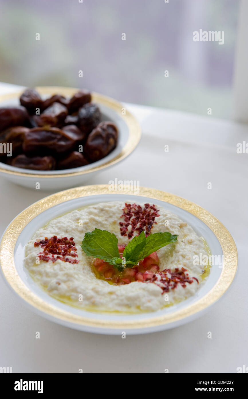 Moutabel and Dates, Dubai, UAE Stock Photo - Alamy