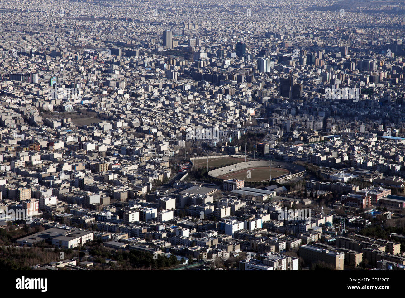 Tehran view from the milad tower. Tehran, Iran Stock Photo - Alamy