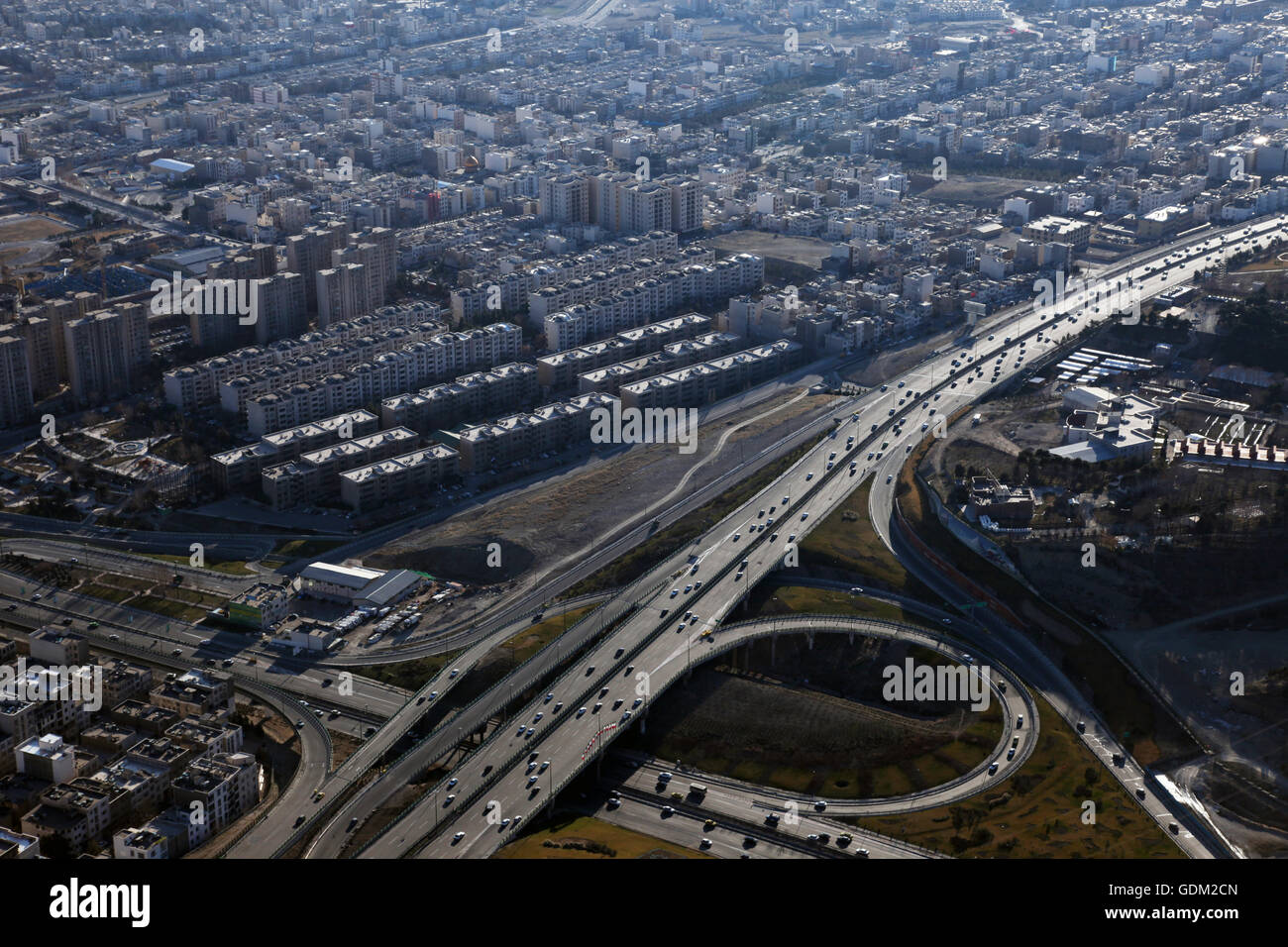 Tehran view from the milad tower. Tehran, Iran Stock Photo - Alamy