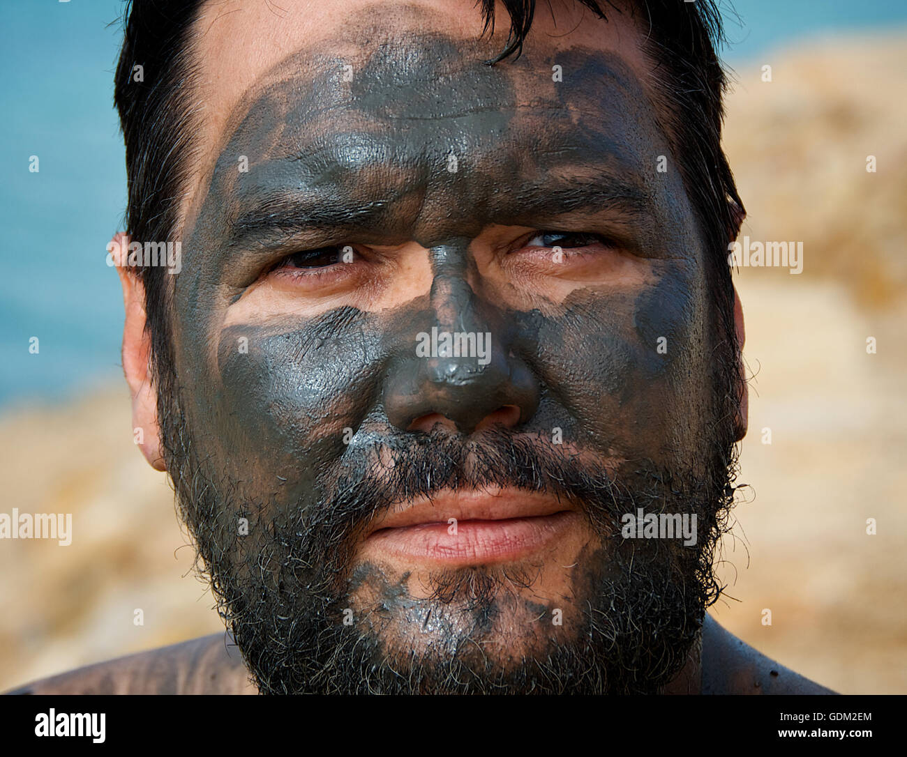 Man dead sea mud hi-res stock photography and images - Alamy