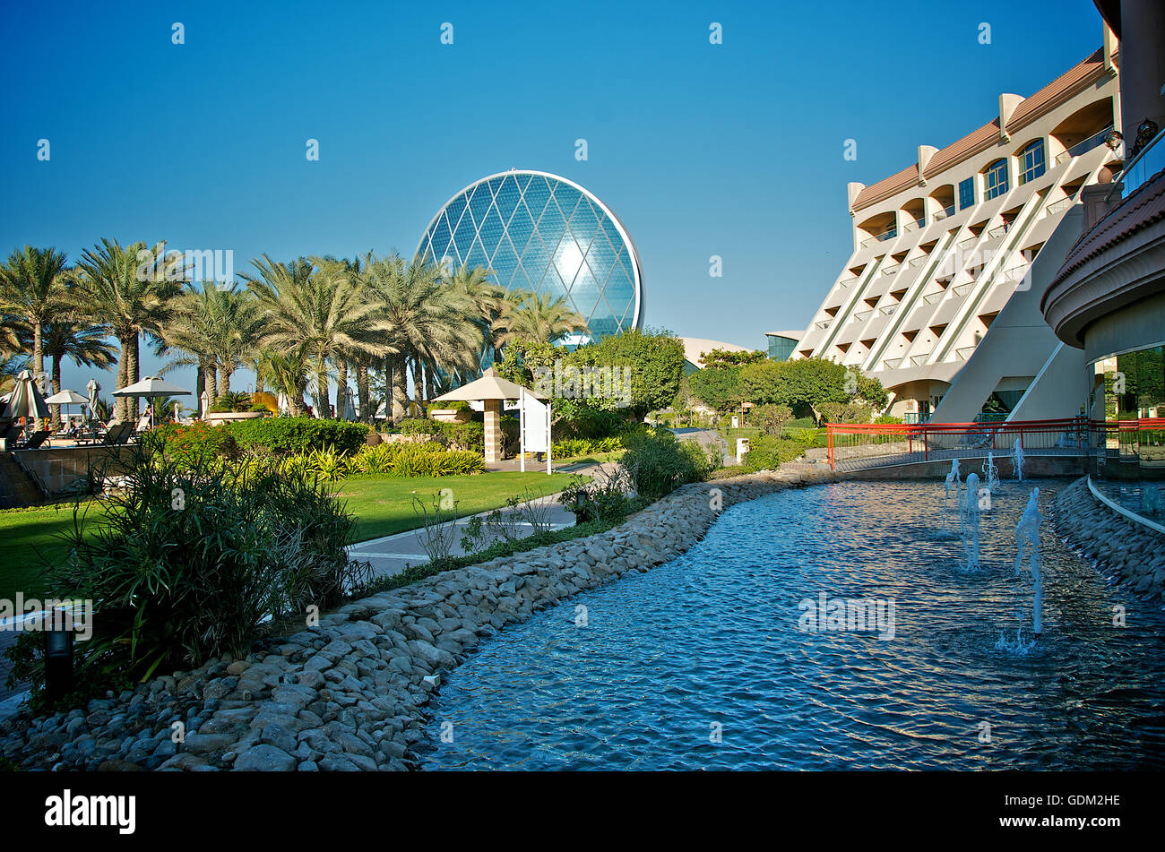 The Aldar headquarters building in Abu Dhabi Stock Photo - Alamy