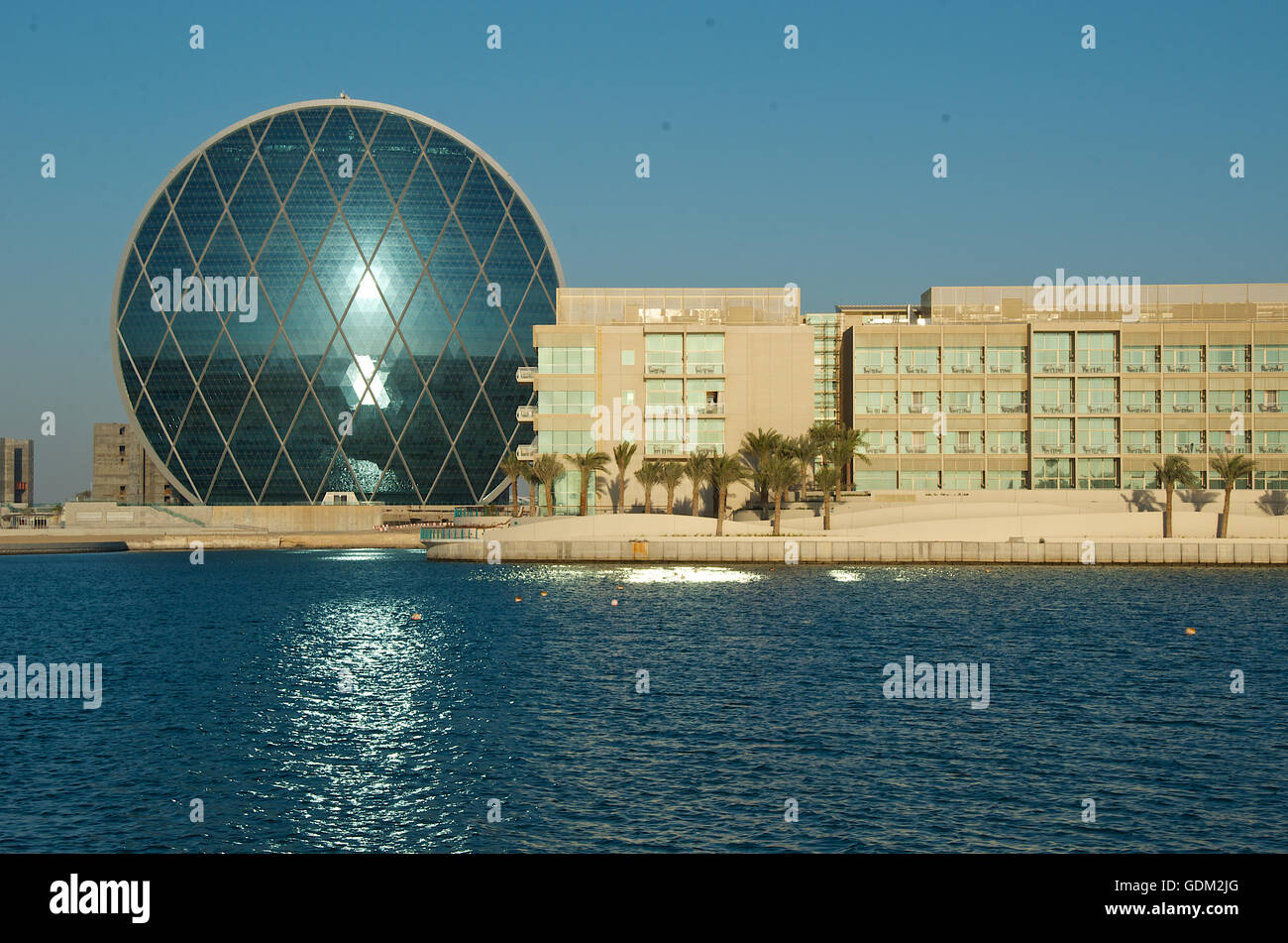 The Aldar headquarters building in Abu Dhabi Stock Photo - Alamy