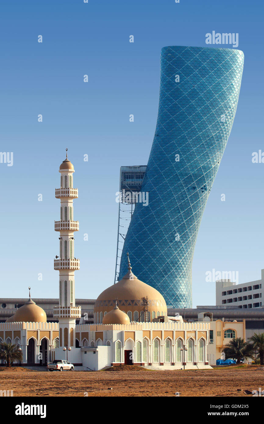 Capital gate tower abu dhabi hi-res stock photography and images - Alamy