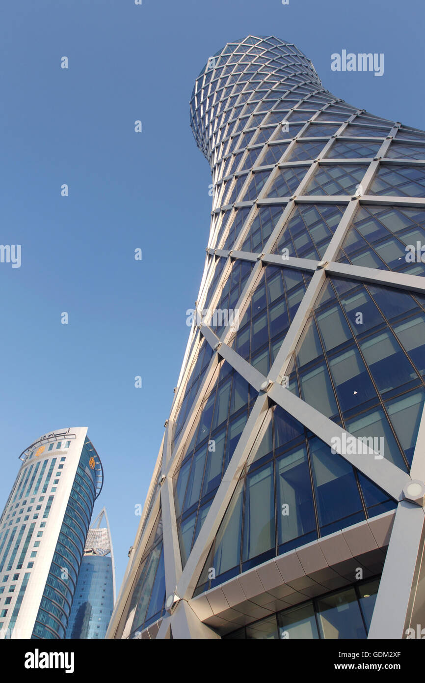 Tornado Tower in Doha, Doha, Qatar Stock Photo - Alamy