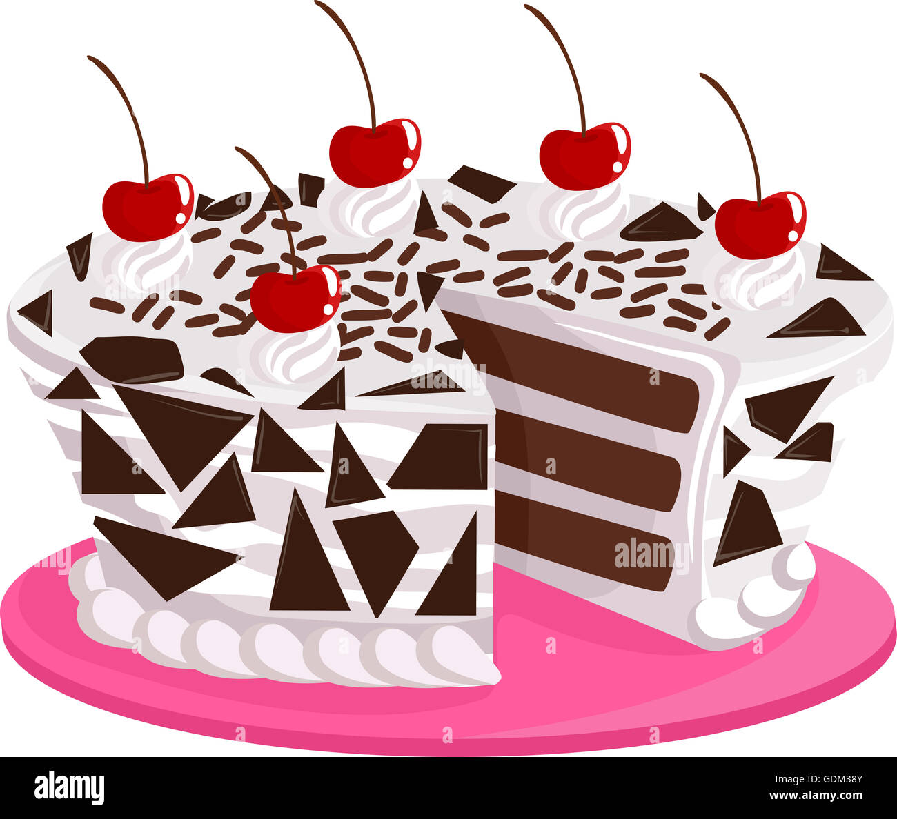 Chocolate Cake Clip Art