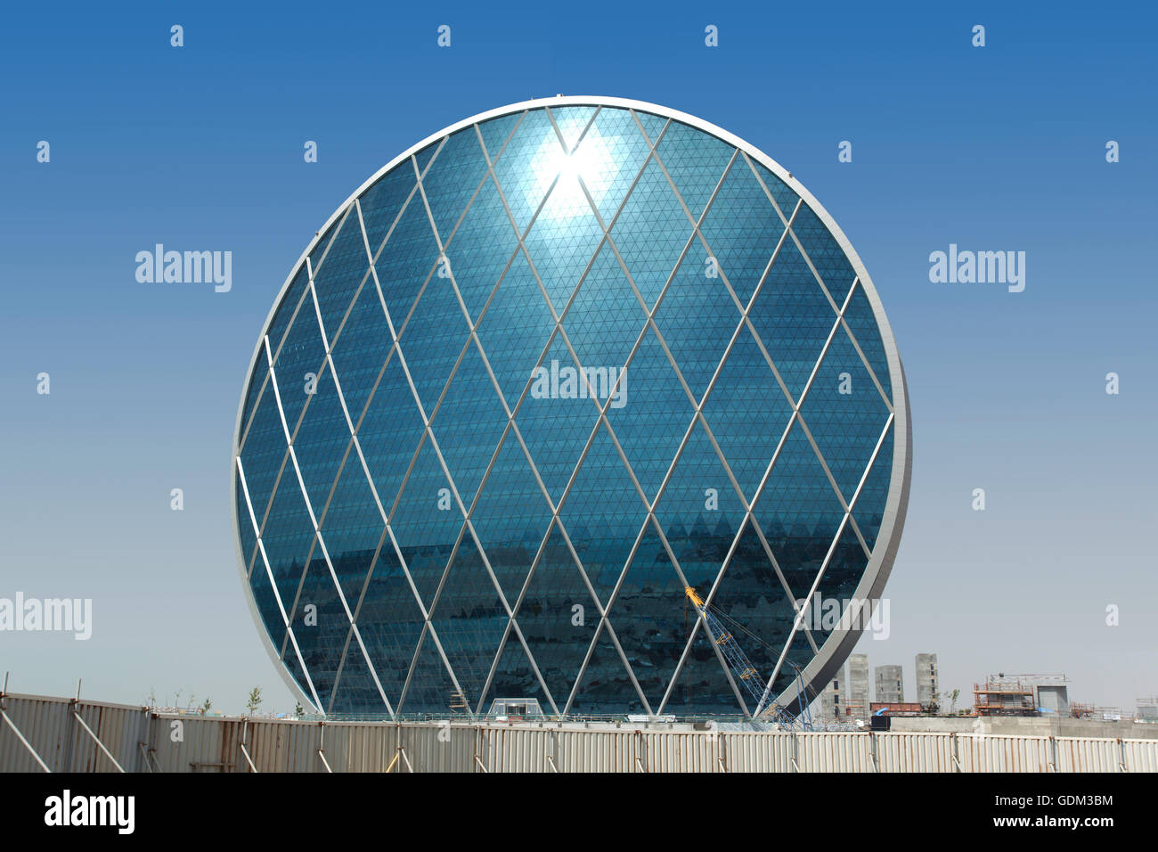Headquarters of Aldar Properties, Abu Dhabi, UAE Stock Photo - Alamy