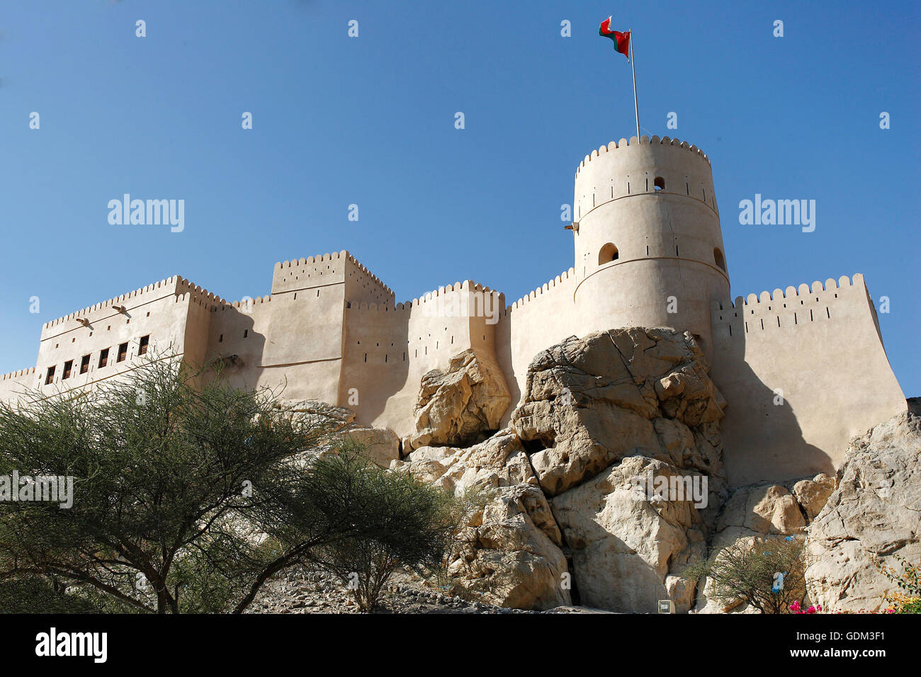 Colonial Fortress in Oman, Oman Stock Photo - Alamy