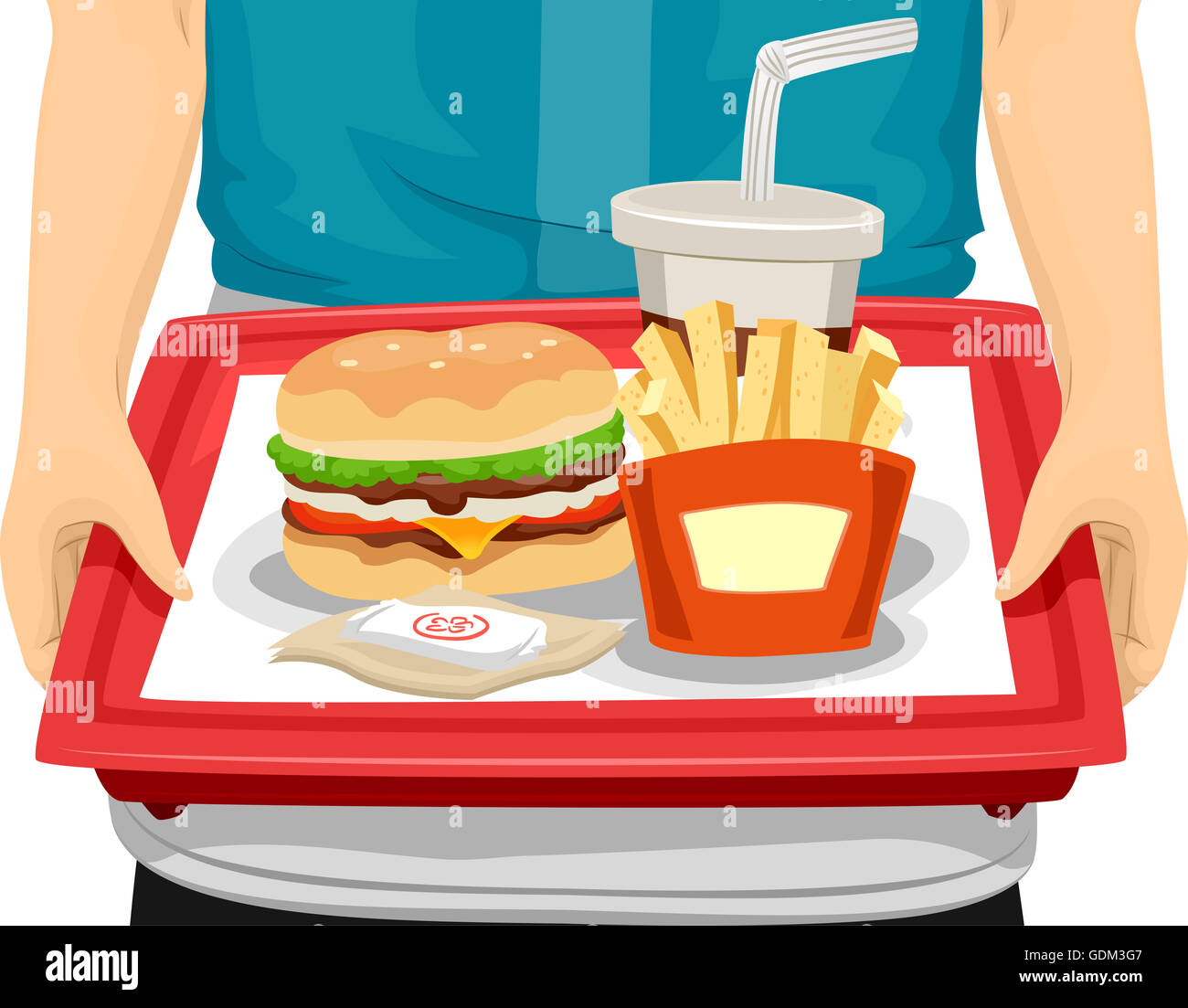 Food Tray Clipart