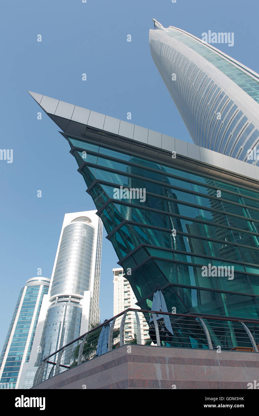 Alma Tower in Jumeirah Lake Towers, Dubai, UAE Stock Photo - Alamy