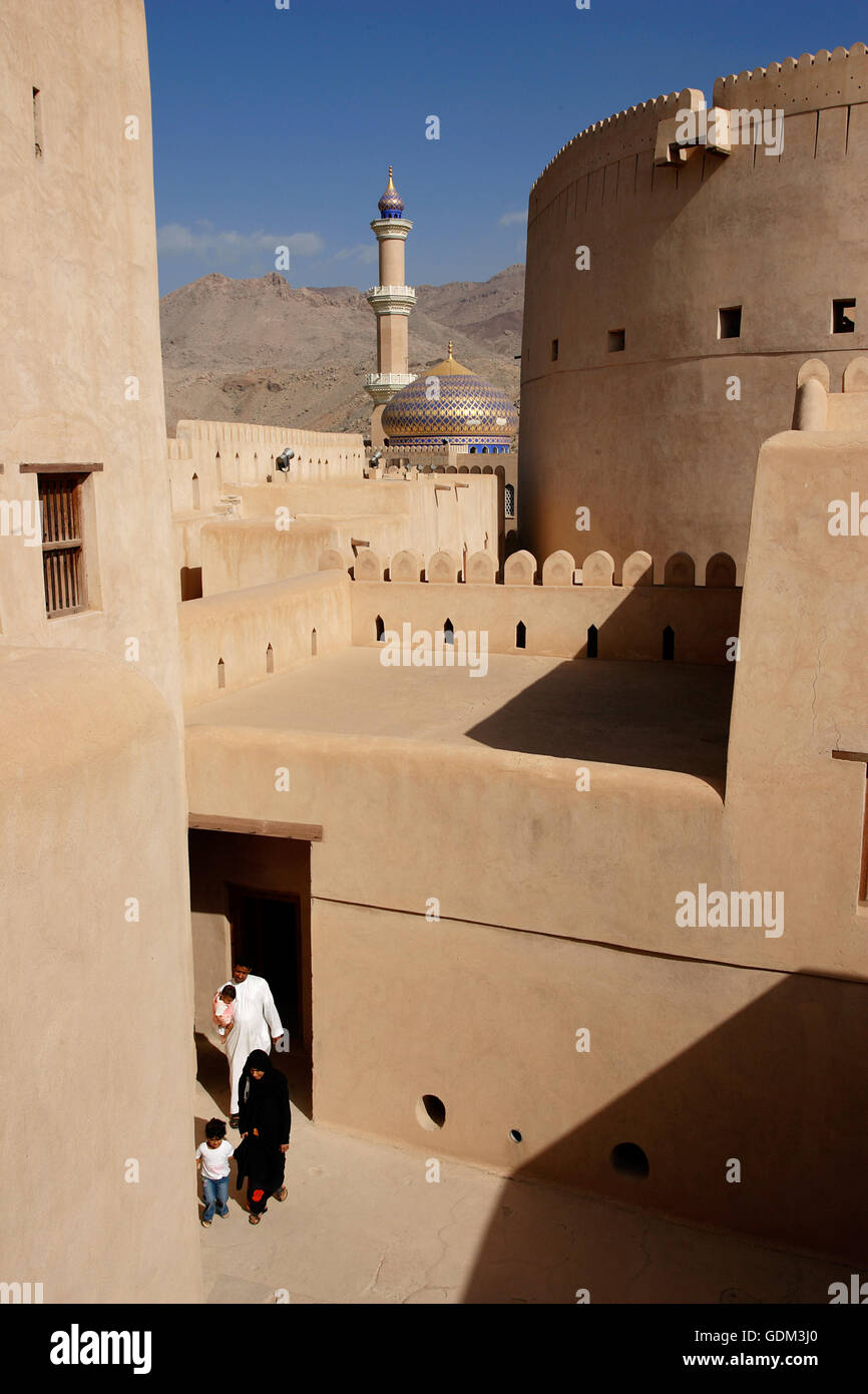 View of a man walking in Muscat, Oman Stock Photo - Alamy