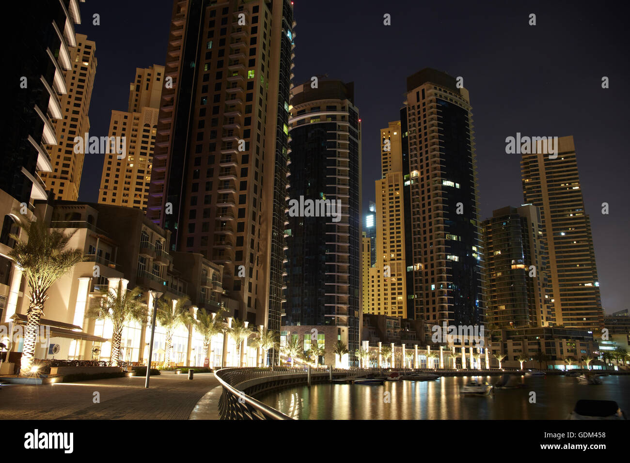 Night View of JBR Stock Photo - Alamy