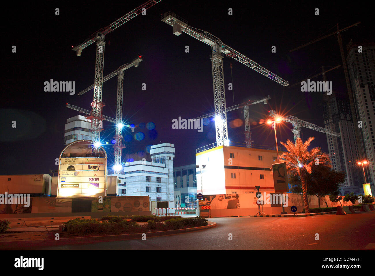Construction in Dubai Stock Photo - Alamy