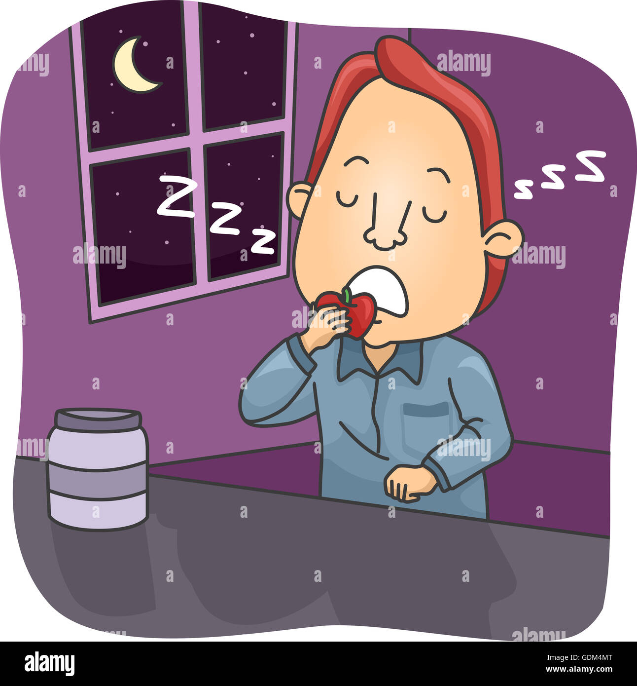Sleepwalking Illustration Cut Out Stock Images And Pictures Alamy