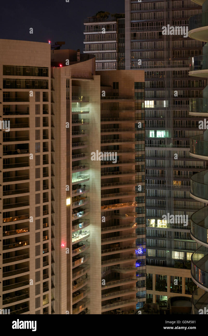 Beirut high rise buildings at night Stock Photo - Alamy