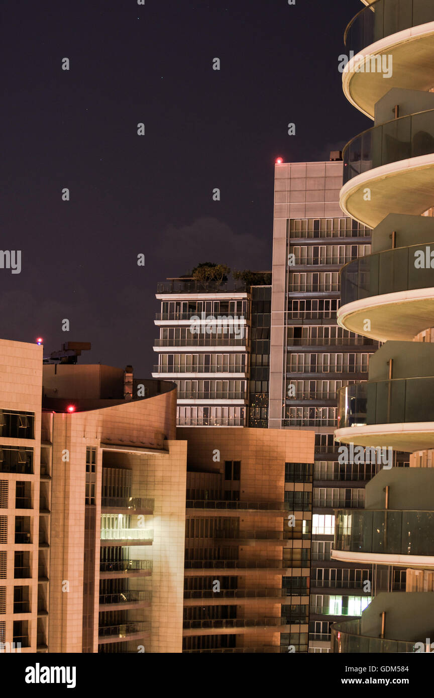 Beirut high rise buildings at night Stock Photo - Alamy