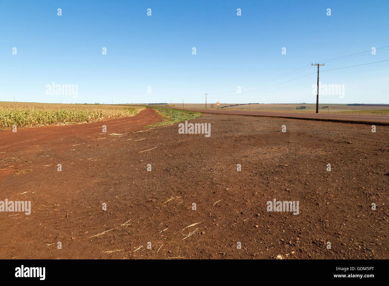 Astorga, Brazil. 17th July, 2016. The road of PR-454 highway (R ...