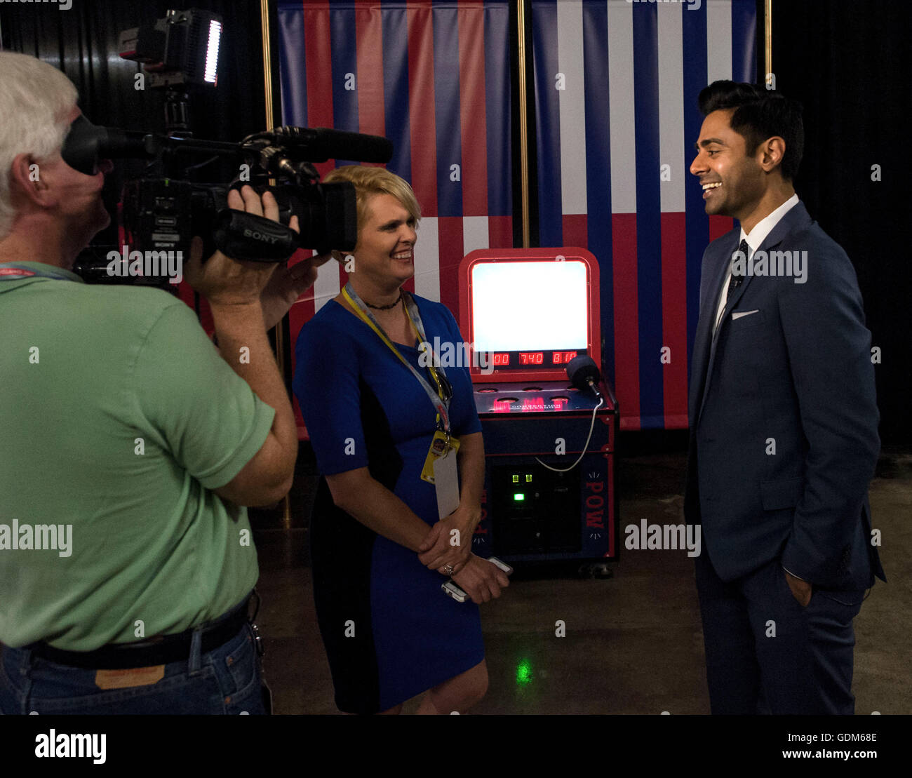 Cleveland, Ohio, USA. 17th July, 2016. Correspondent HASAN MINHAJ of ...