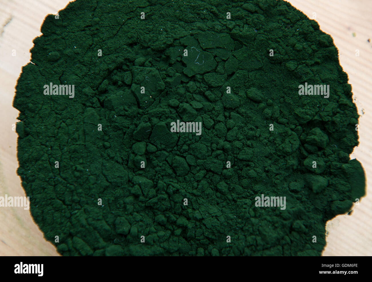 Berlin, Germany. 18th July, 2016. Algae powder at the opening of a ...