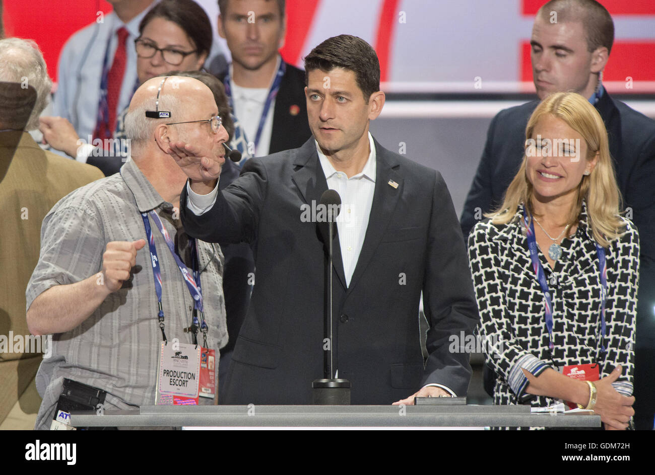 Cleveland, Ohio, USA. 17th July, 2016. United States Speaker of the ...