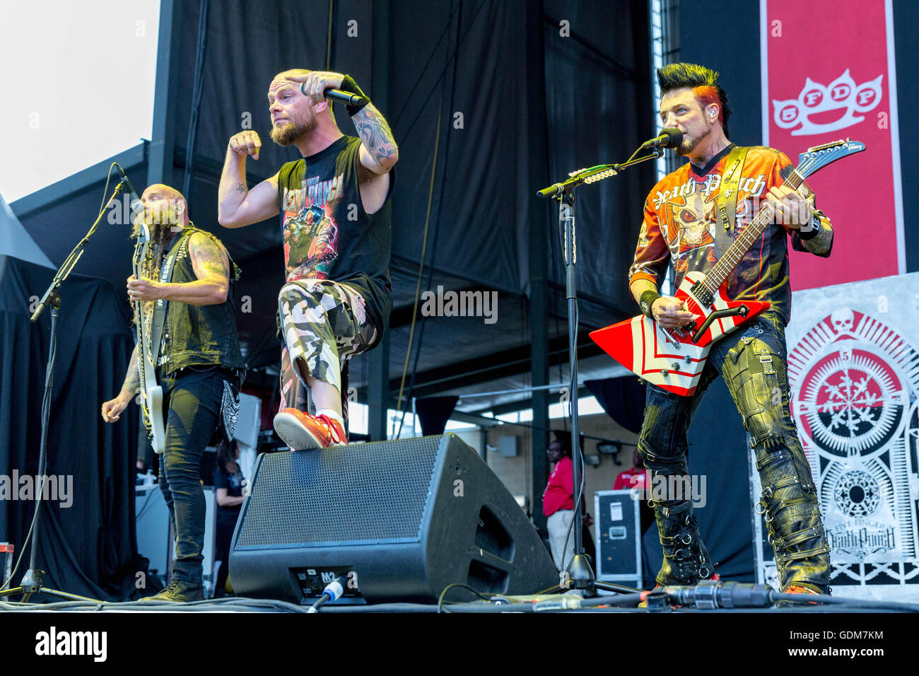 Chicago, Illinois, USA. 17th July, 2016. CHRIS KAEL, IVAN MOODY and ...