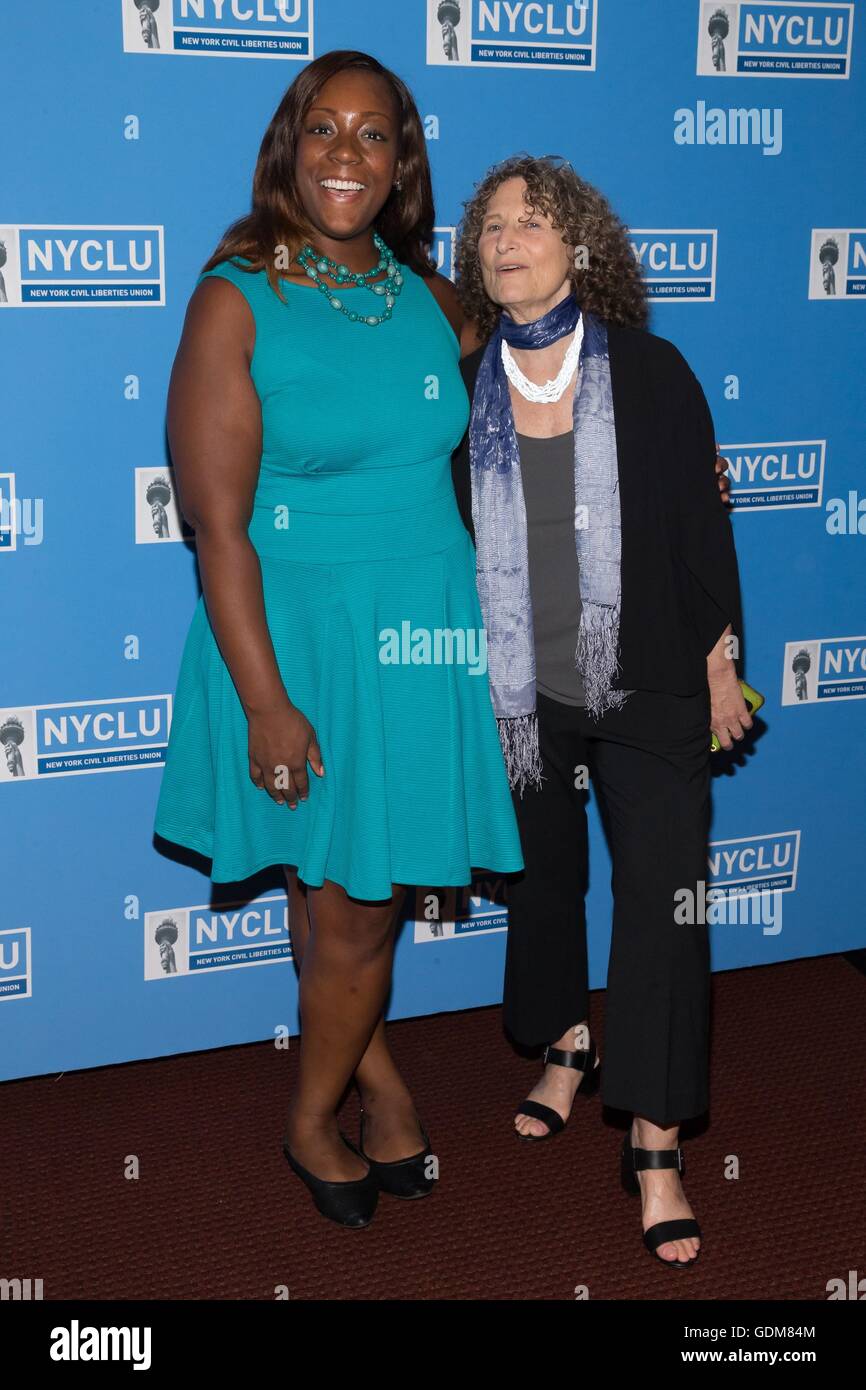New York, NY, USA. 18th July, 2016. Dominique Sharpton, Donna Lieberman ...