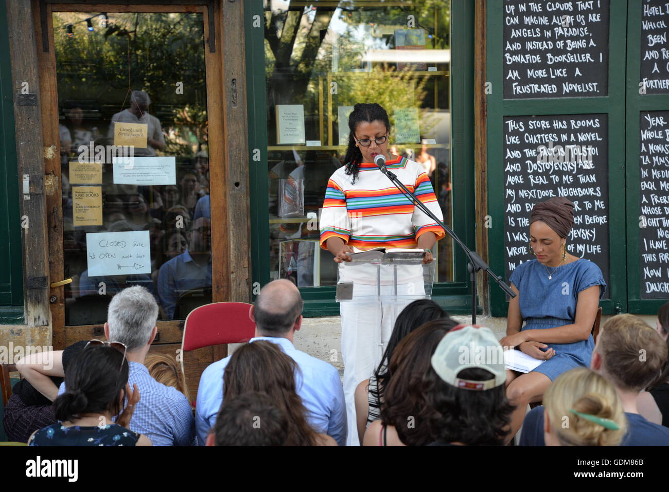 Robin Coste Lewis and Zadie Smith read their poetry and fiction to a ...