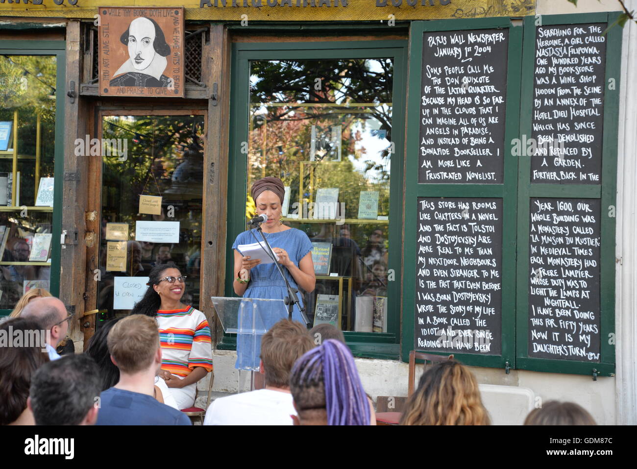 Robin Coste Lewis and Zadie Smith read their poetry and fiction to a ...