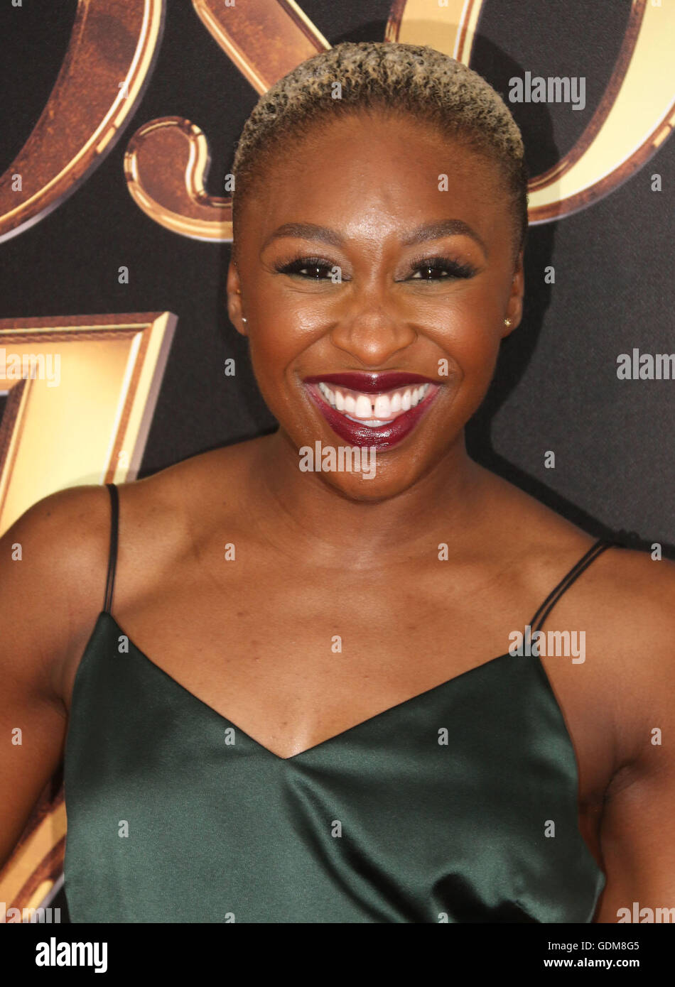 New York, USA. 18th July, 2016. Actress CYNTHIA ERIVO attends the New ...