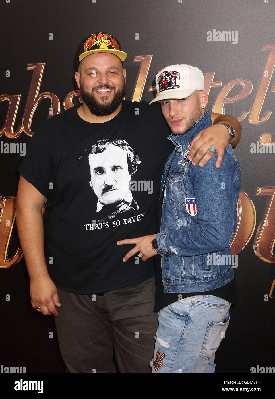 New York, USA. 18th July, 2016. Actor DANIEL FRANZESE and JOSEPH ...
