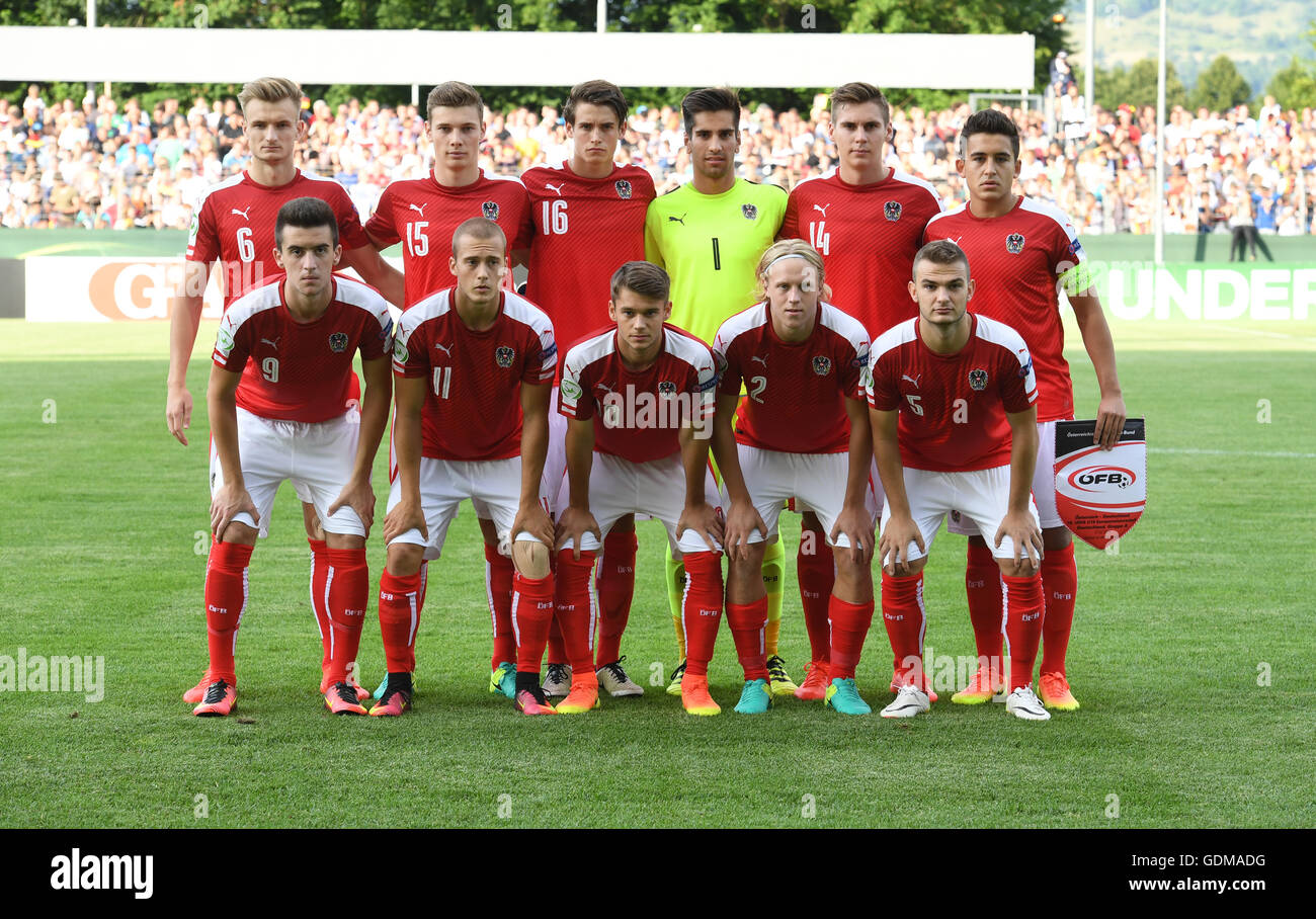 The Austrian team with (TOP ROW L-R) Stefan Posch, Manuel Maranda ...