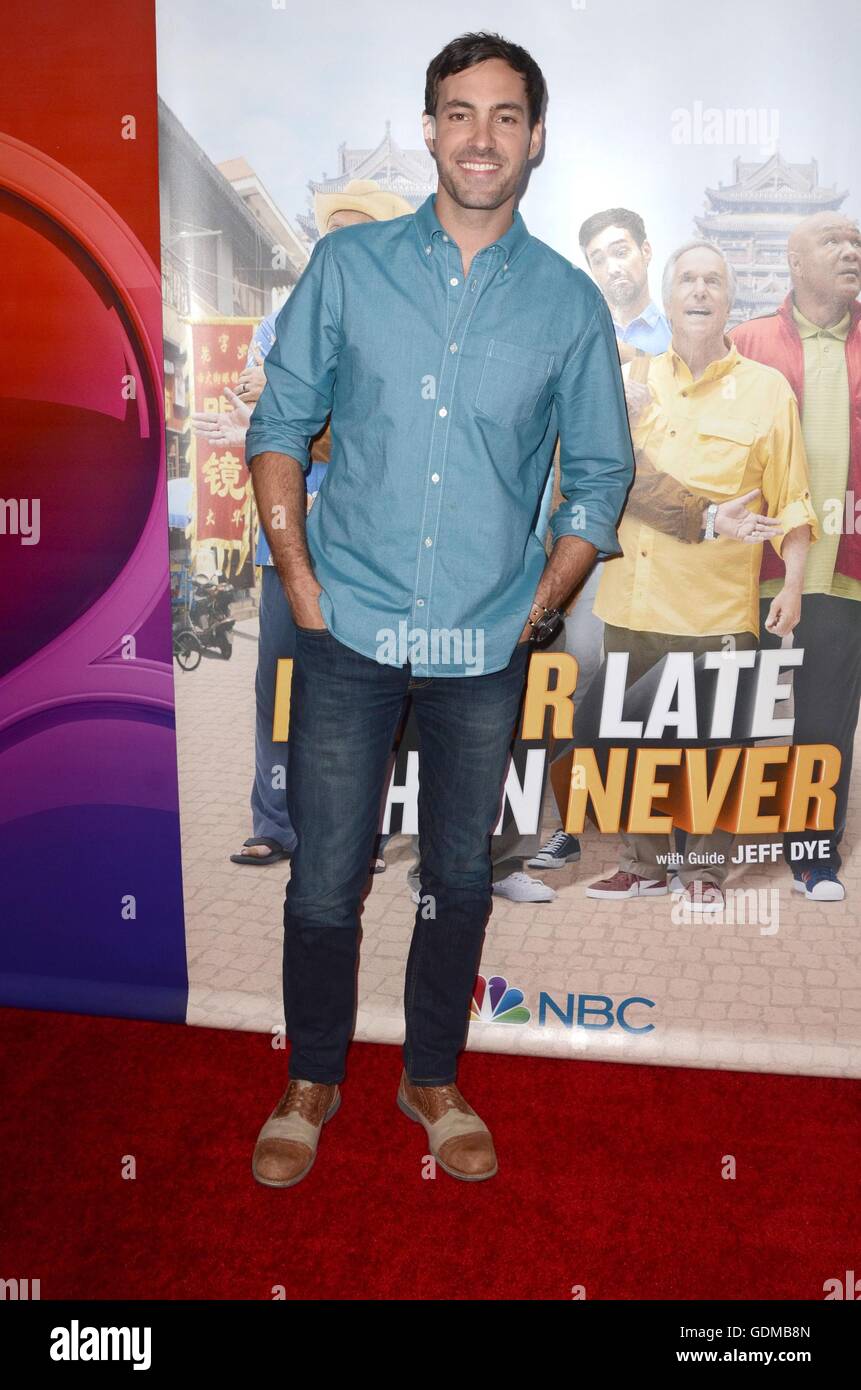 Jeff Dye at arrivals for BETTER LATE THAN NEVER Premiere Screening ...