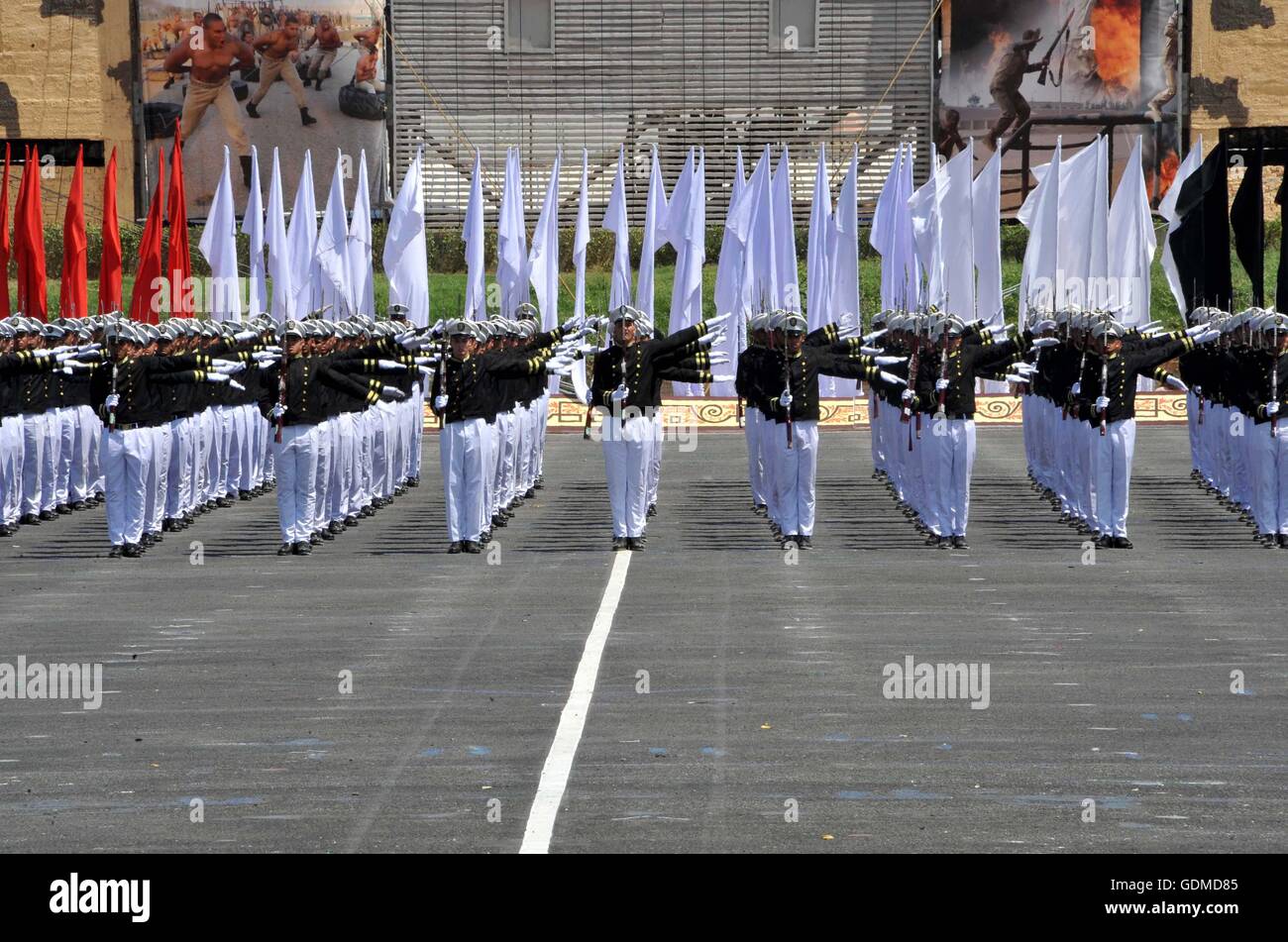 July 19, 2016 - Cairo, Cairo, Egypt - Egyptian police officers ...