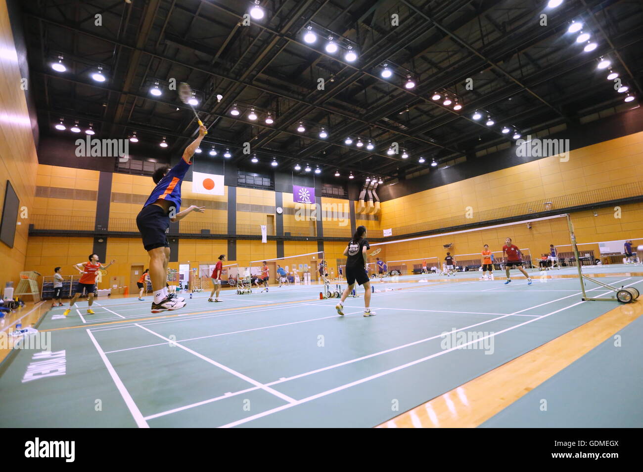 Tokyo, Japan. 19th July, 2016. Japan team group (JPN) Badminton ...