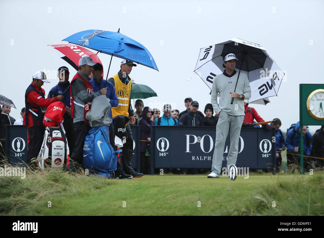South Ayrshire, Scotland. 15th July, 2016. (L-R) Daisuke Shindo, Hideki ...